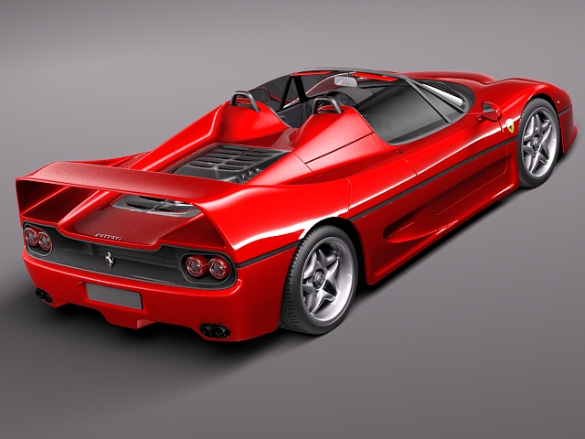 ferrari f50 3D model | CGTrader