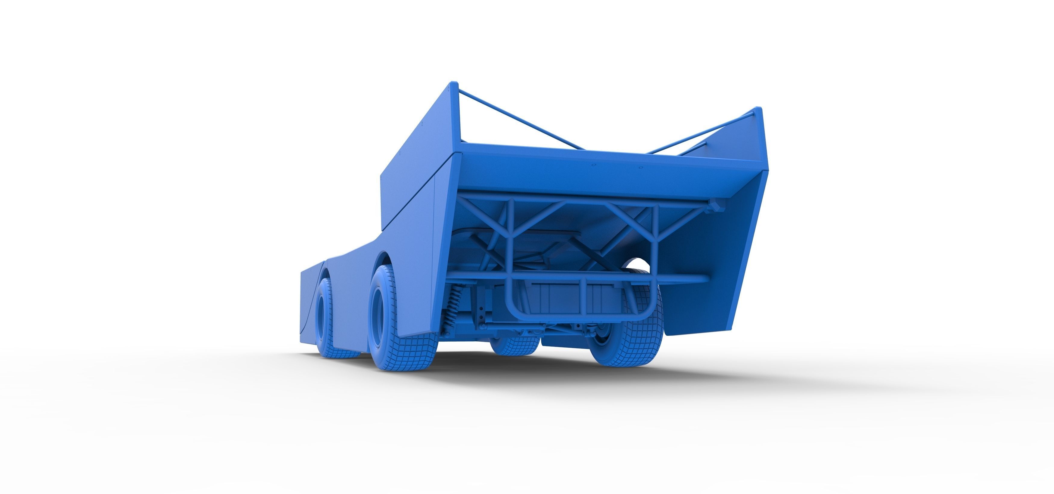 Vintage Outlaw dirt late model race car Scale 1 to 25 3D model 3D ...