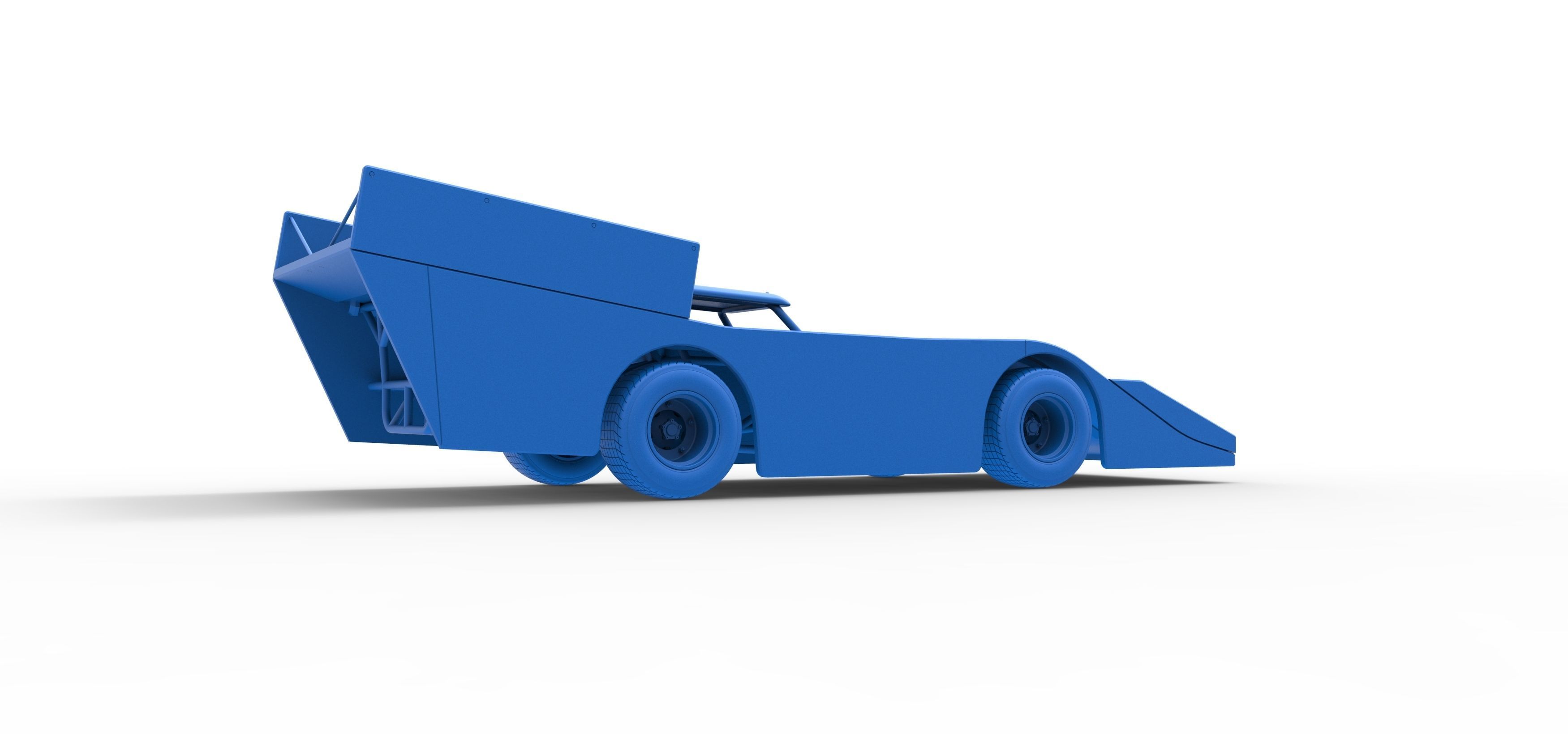 Vintage Outlaw dirt late model race car Scale 1 to 25 3D model 3D ...