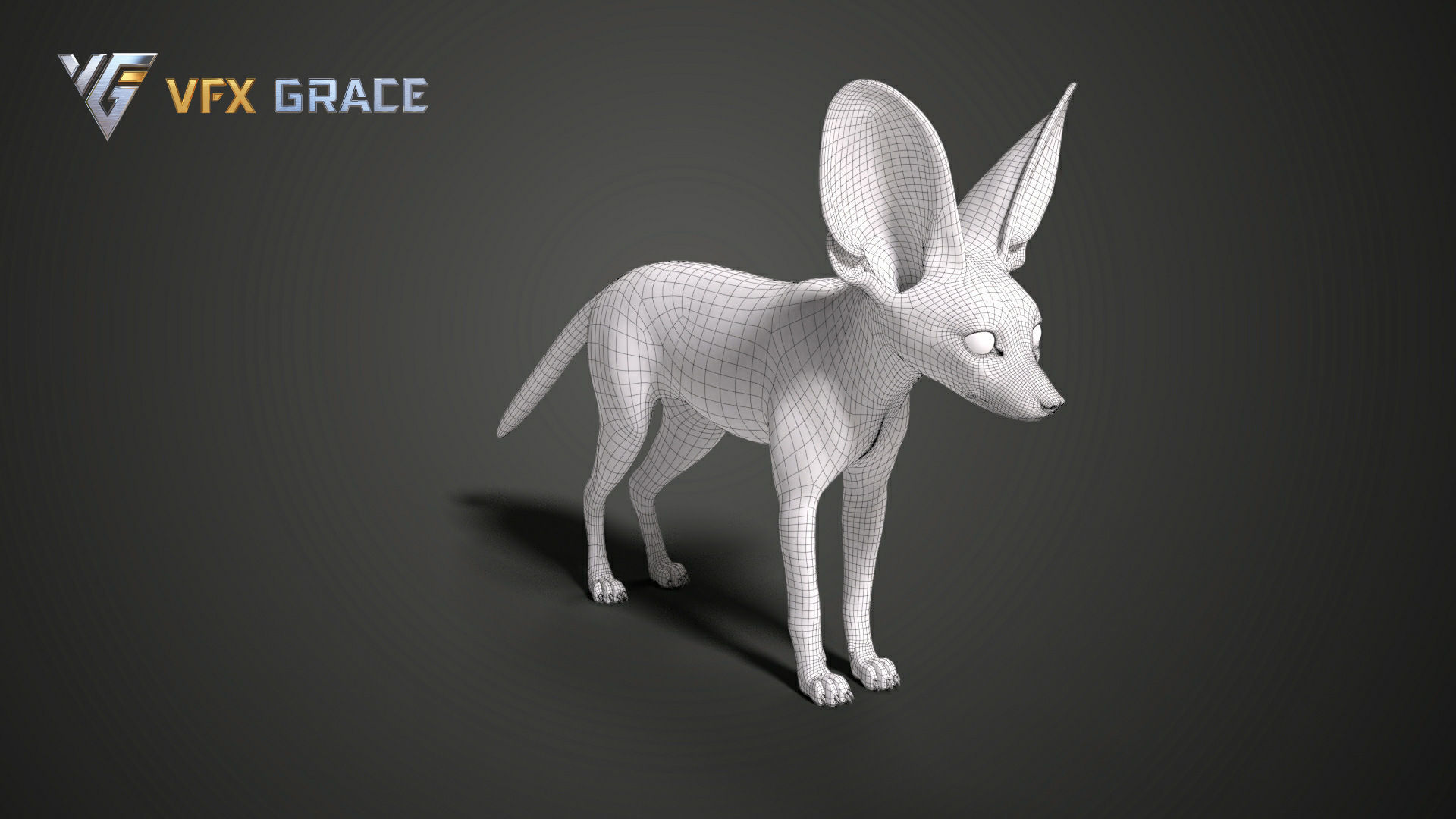 Fennec UE Character Asset 3D model animated rigged | CGTrader