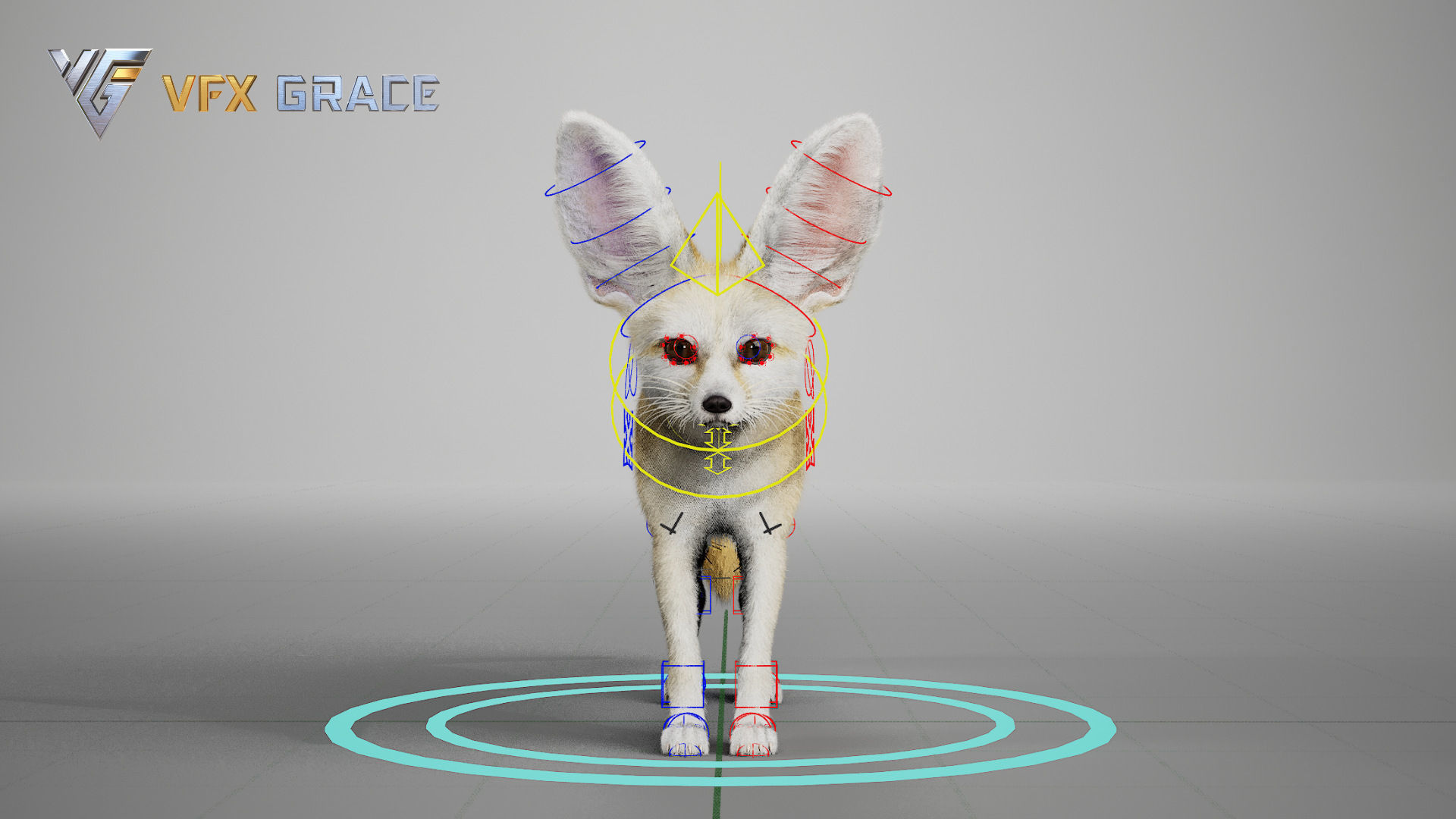 Fennec UE Character Asset 3D model animated rigged | CGTrader