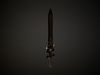 3D model Medieval Evil Fantasy Sword VR / AR / low-poly | CGTrader