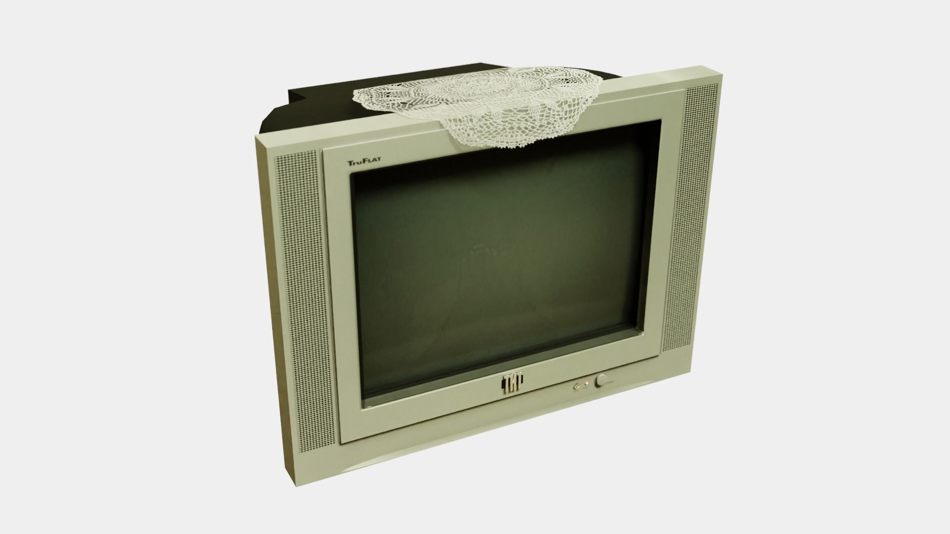Analogue TV free 3D model | CGTrader