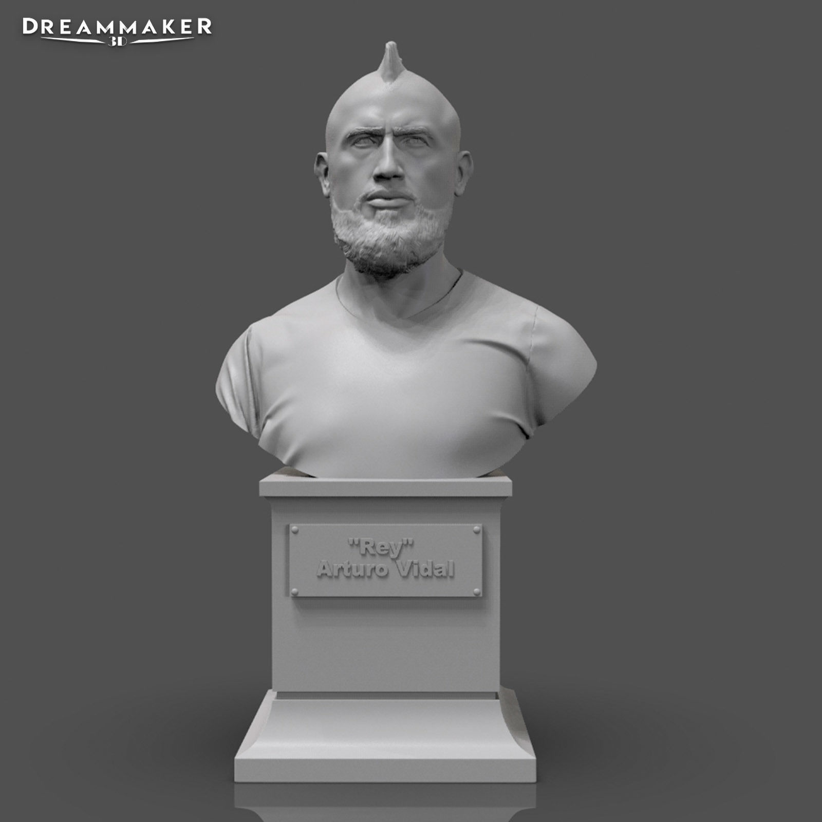 Arturo Vidal Bust 3D model 3D printable | CGTrader