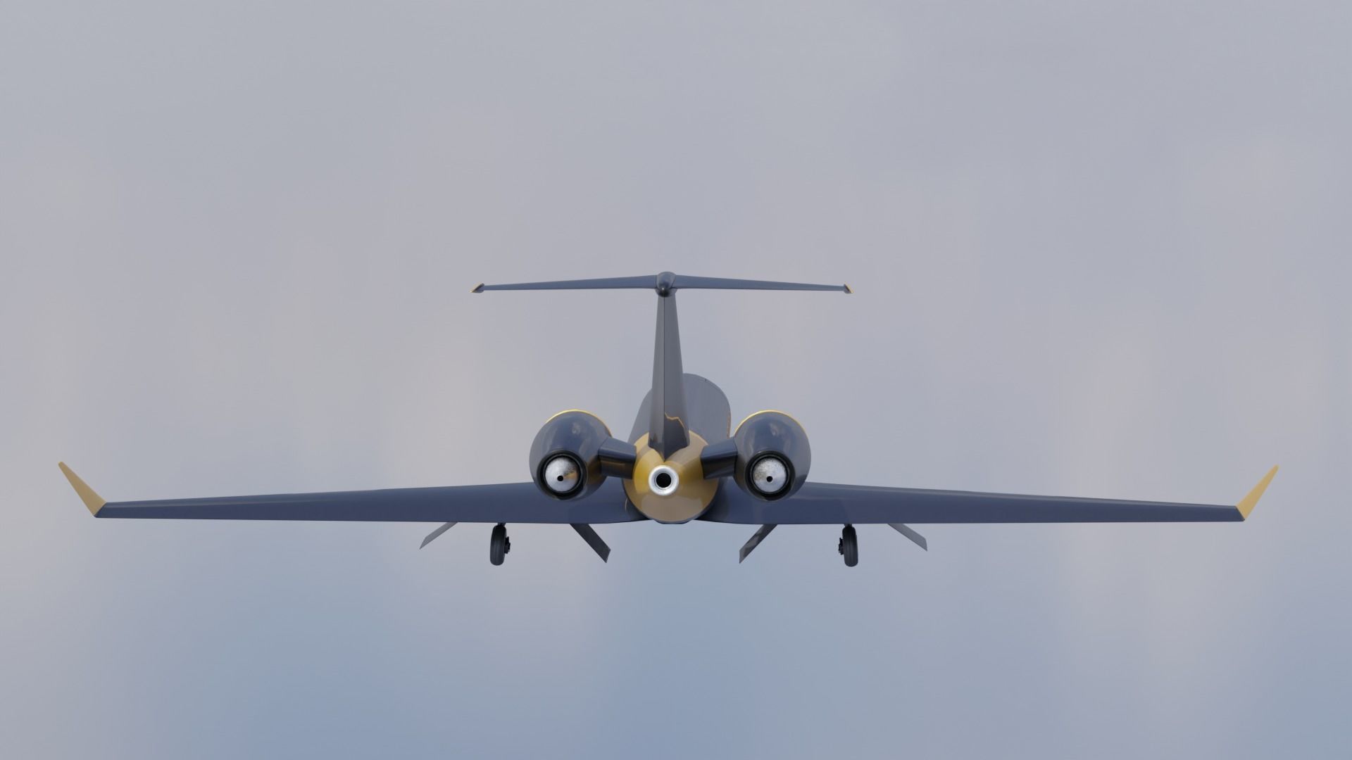 3D model 3D Model of a PRIVATE JET VR / AR / low-poly | CGTrader