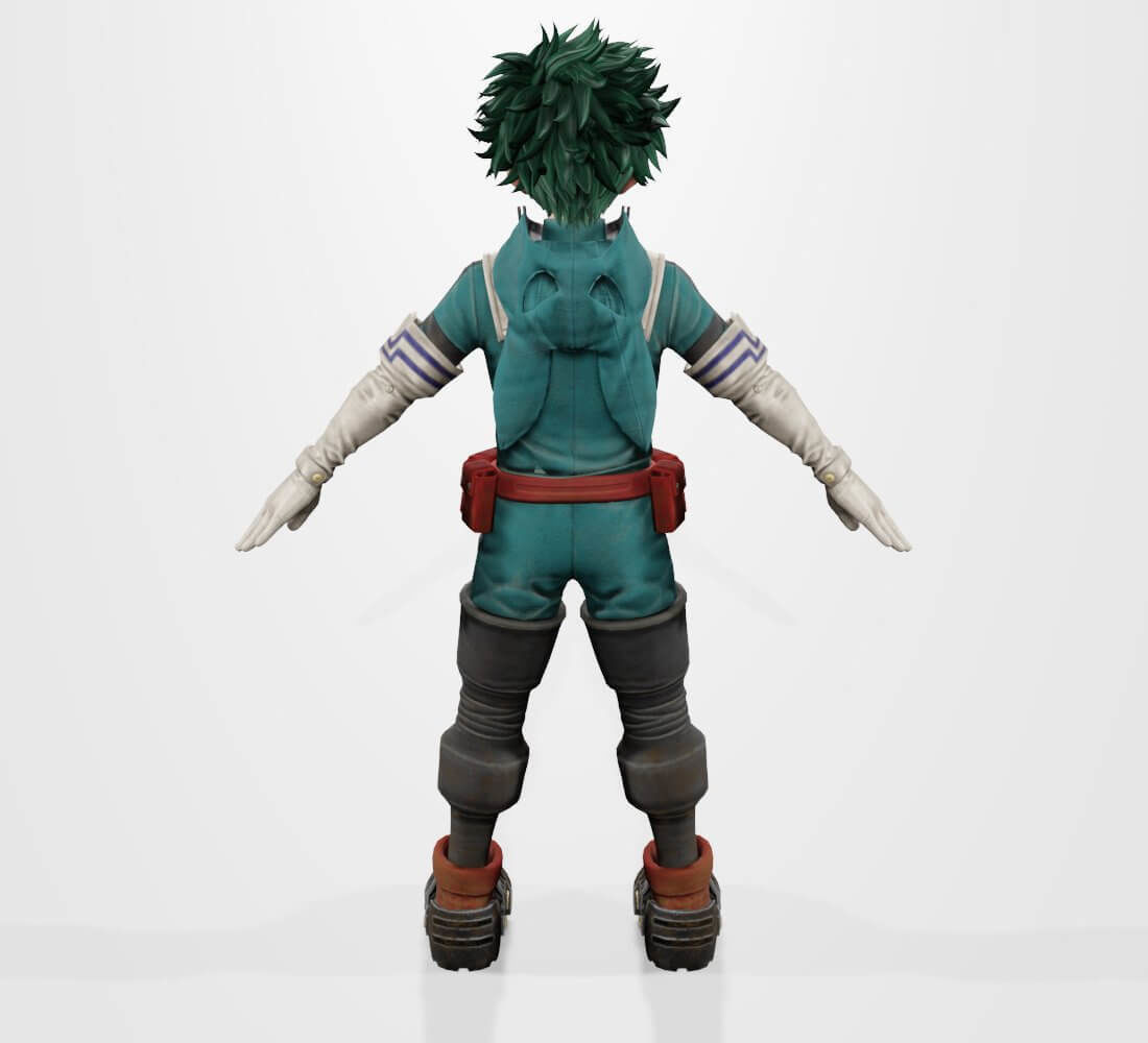 midoriya 3D model | CGTrader