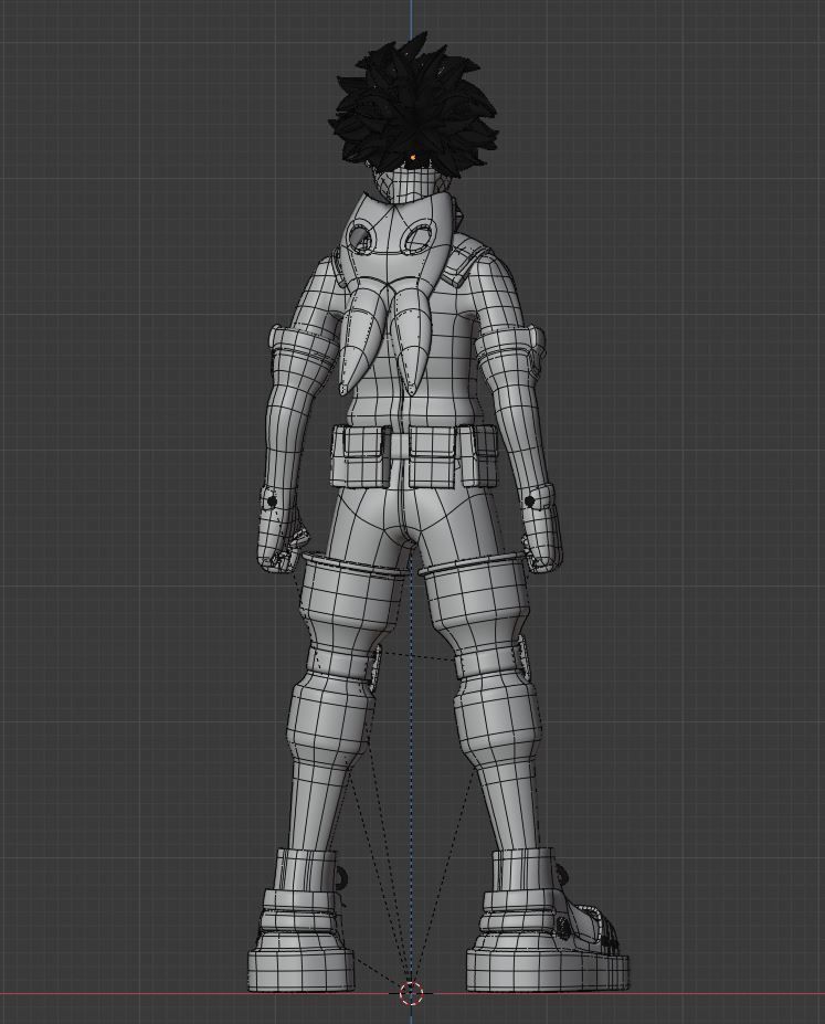midoriya 3D model | CGTrader