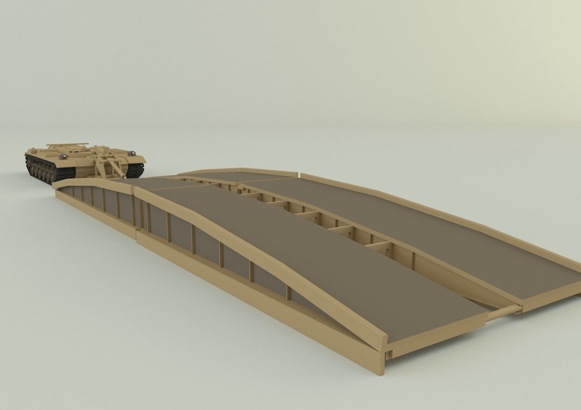 M60 AVLB Bridge Layer military vehicle 3D model | CGTrader
