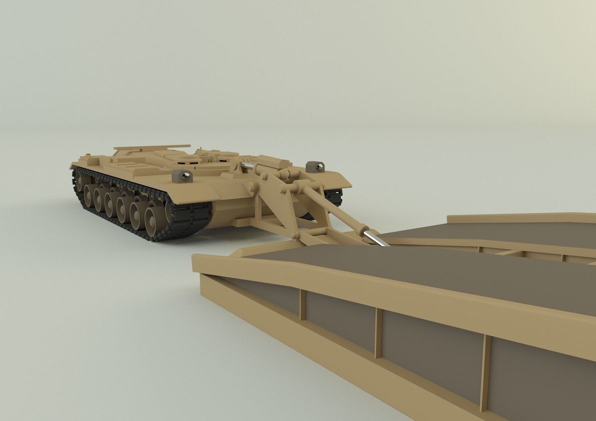 M60 AVLB Bridge Layer military vehicle 3D model | CGTrader