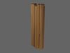 3D model Simple Low Poly Wood Plank Asset with Textures VR / AR / low ...