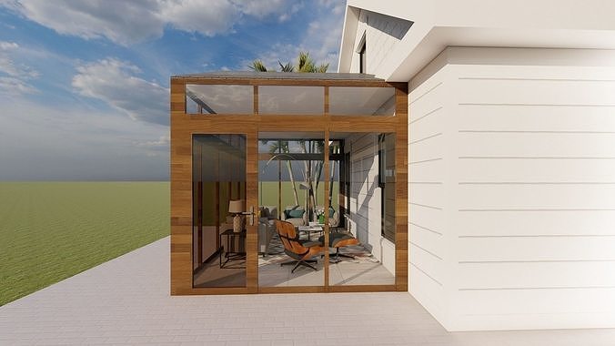 Sun room Design 3D model | CGTrader