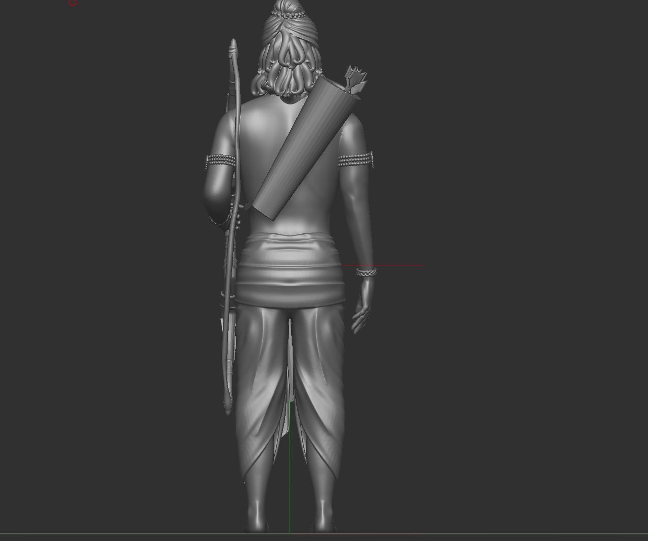 Indian God Ram 3D model 3D printable | CGTrader