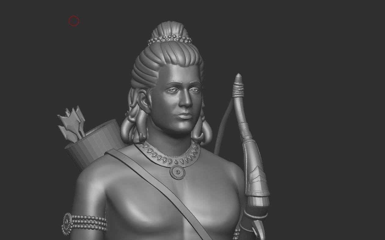 Indian God Ram 3D model 3D printable | CGTrader