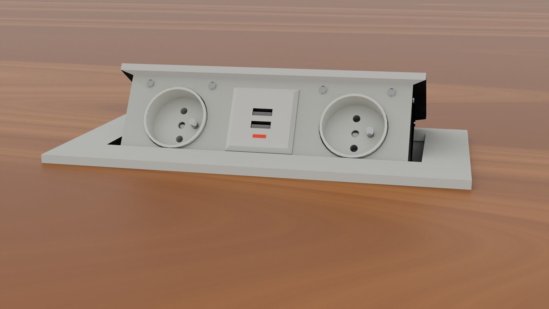 Hidden socket realistic animated model 3D model animated | CGTrader