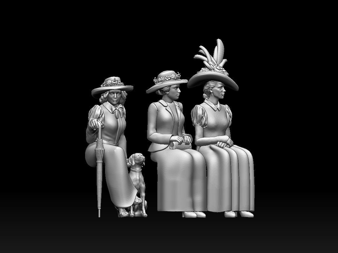 passengers 3D model 3D printable | CGTrader