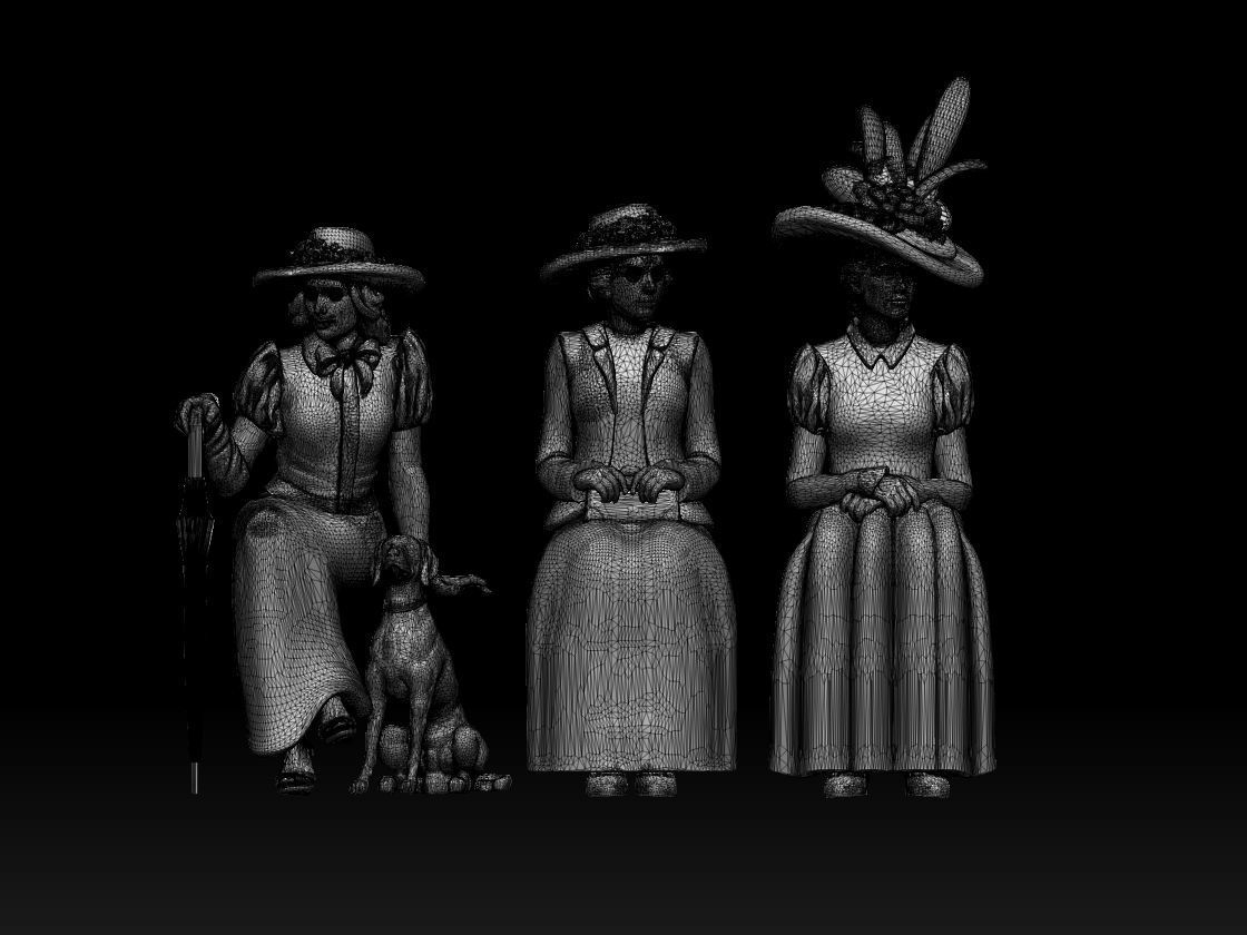 passengers 3D model 3D printable | CGTrader