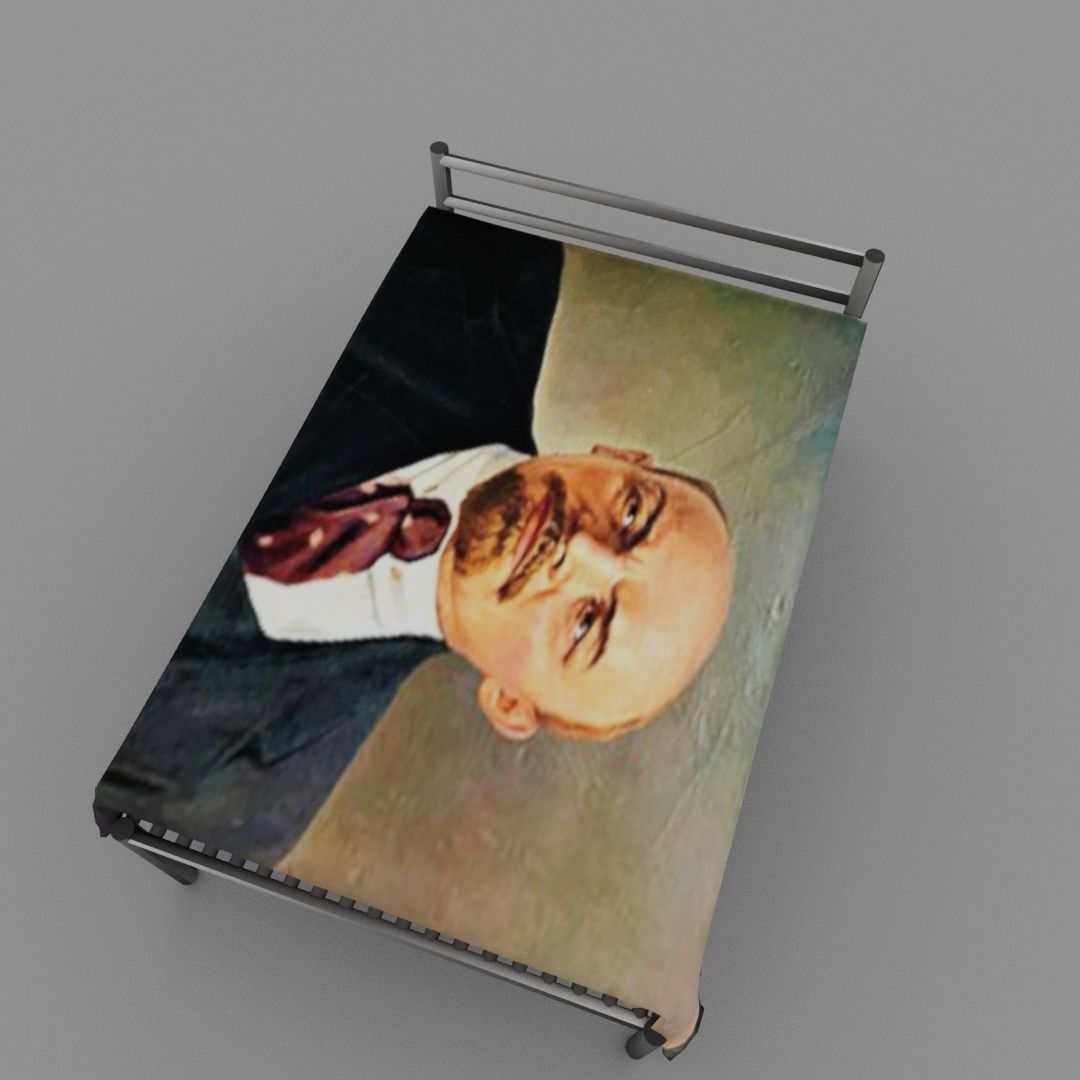 3D model Bed Soviet union VR / AR / low-poly | CGTrader