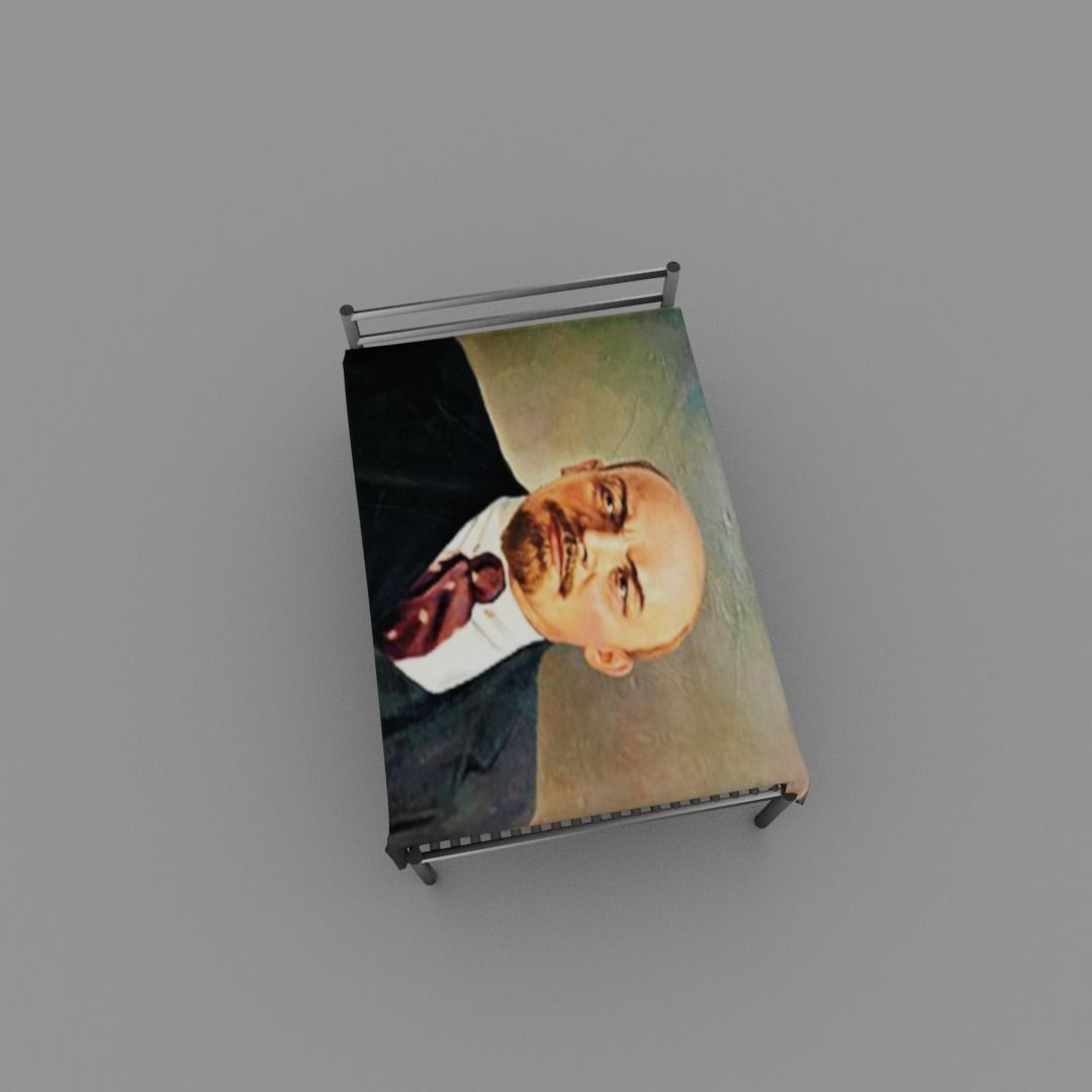 3D model Bed Soviet union VR / AR / low-poly | CGTrader