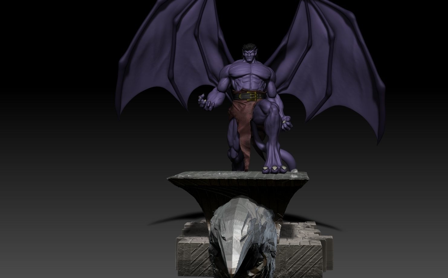 Goliath Gargoyles 3D model 3D printable | CGTrader