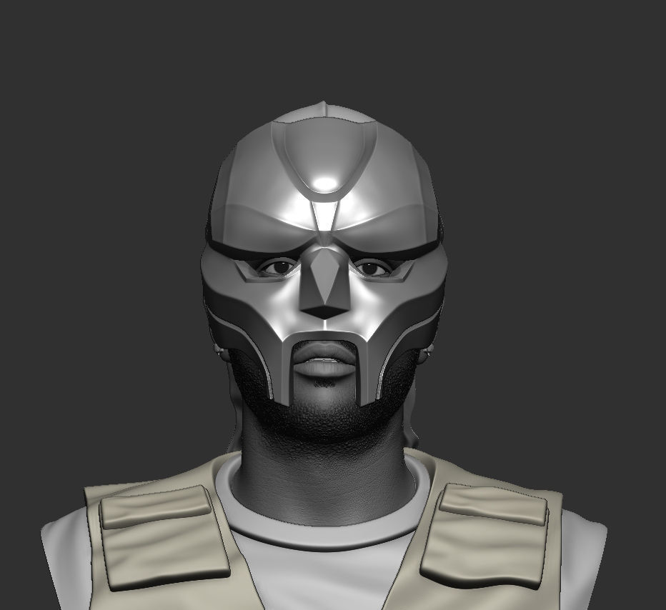 The Weeknd MF DOOM Mask - Bust 3D model 3D printable | CGTrader
