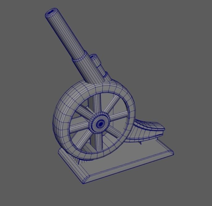 3D model Monopoly Cannon VR / AR / low-poly | CGTrader