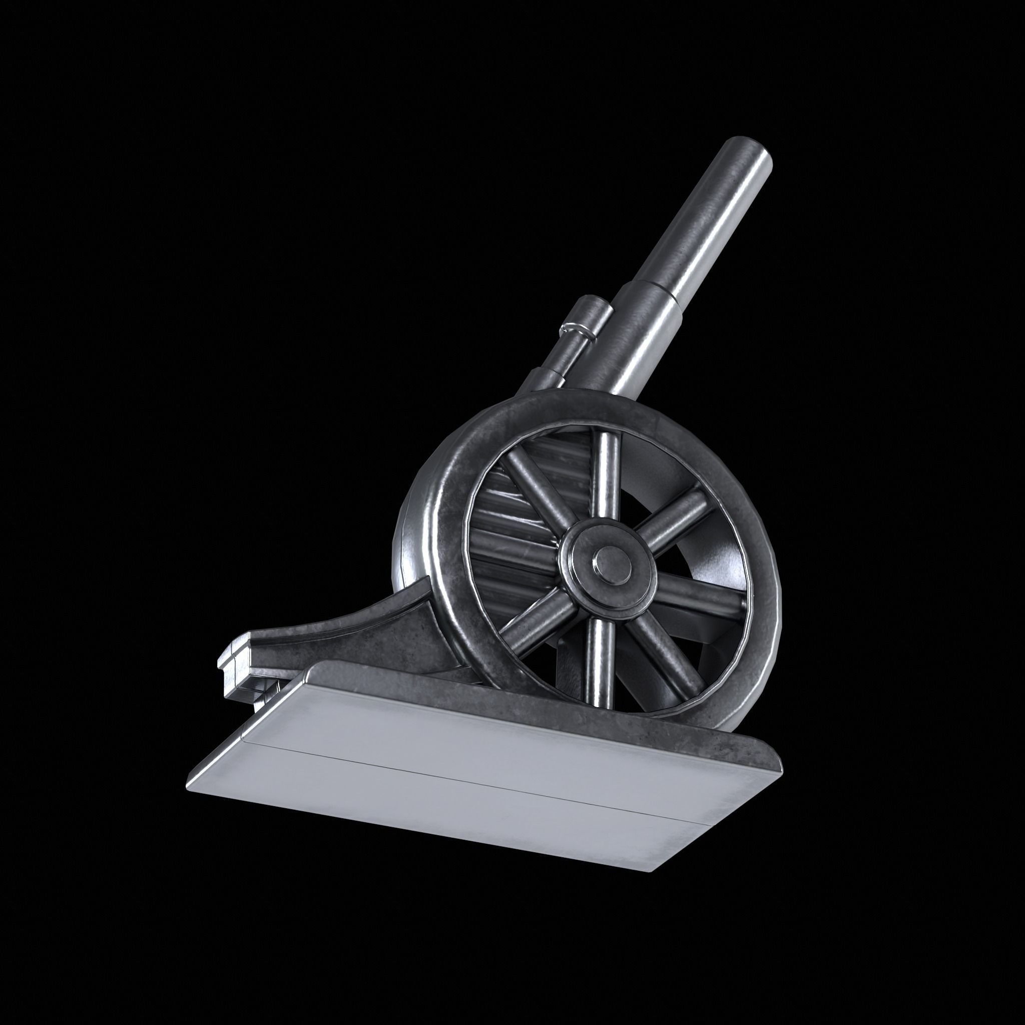 3D model Monopoly Cannon VR / AR / low-poly | CGTrader