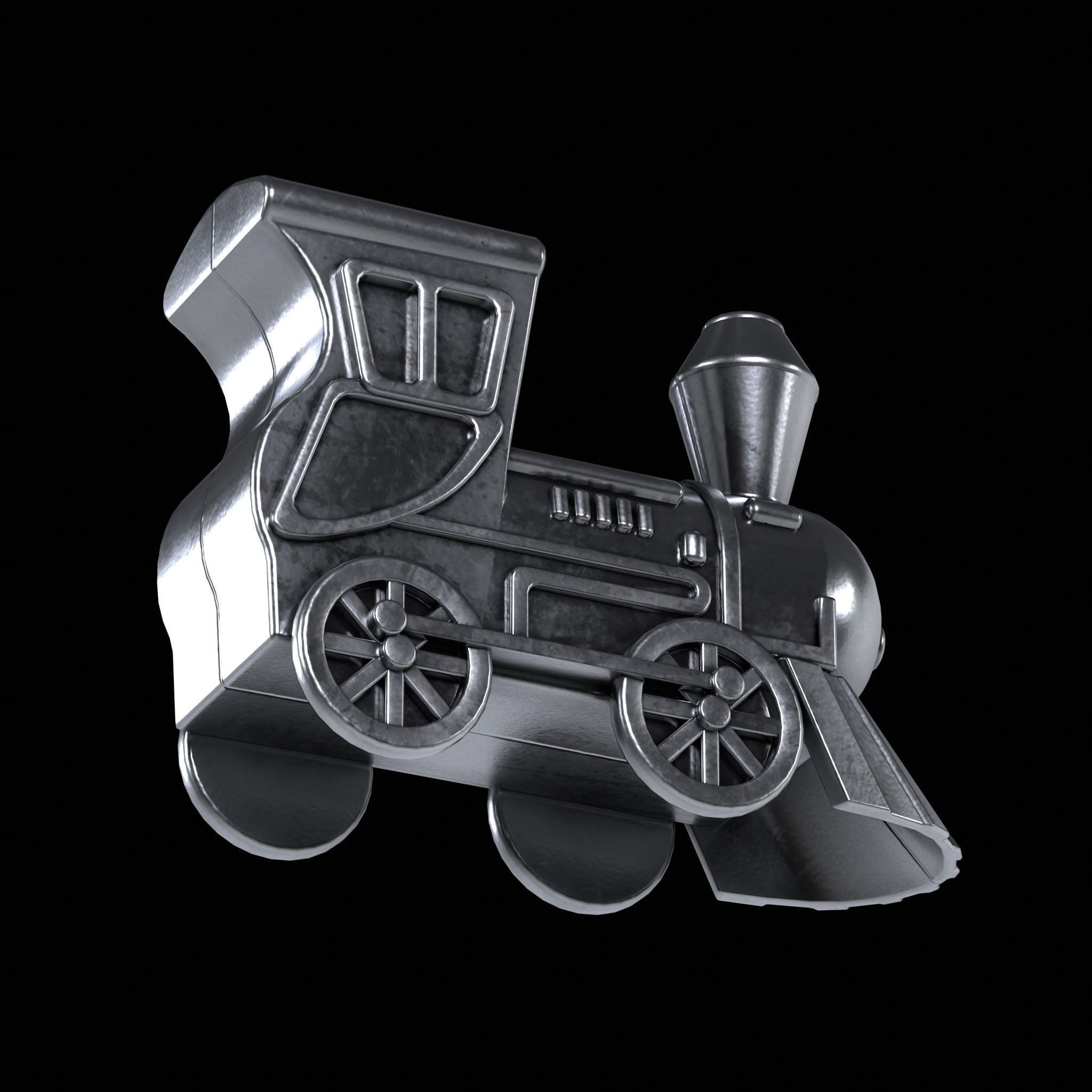 3D model Monopoly Train VR / AR / low-poly | CGTrader