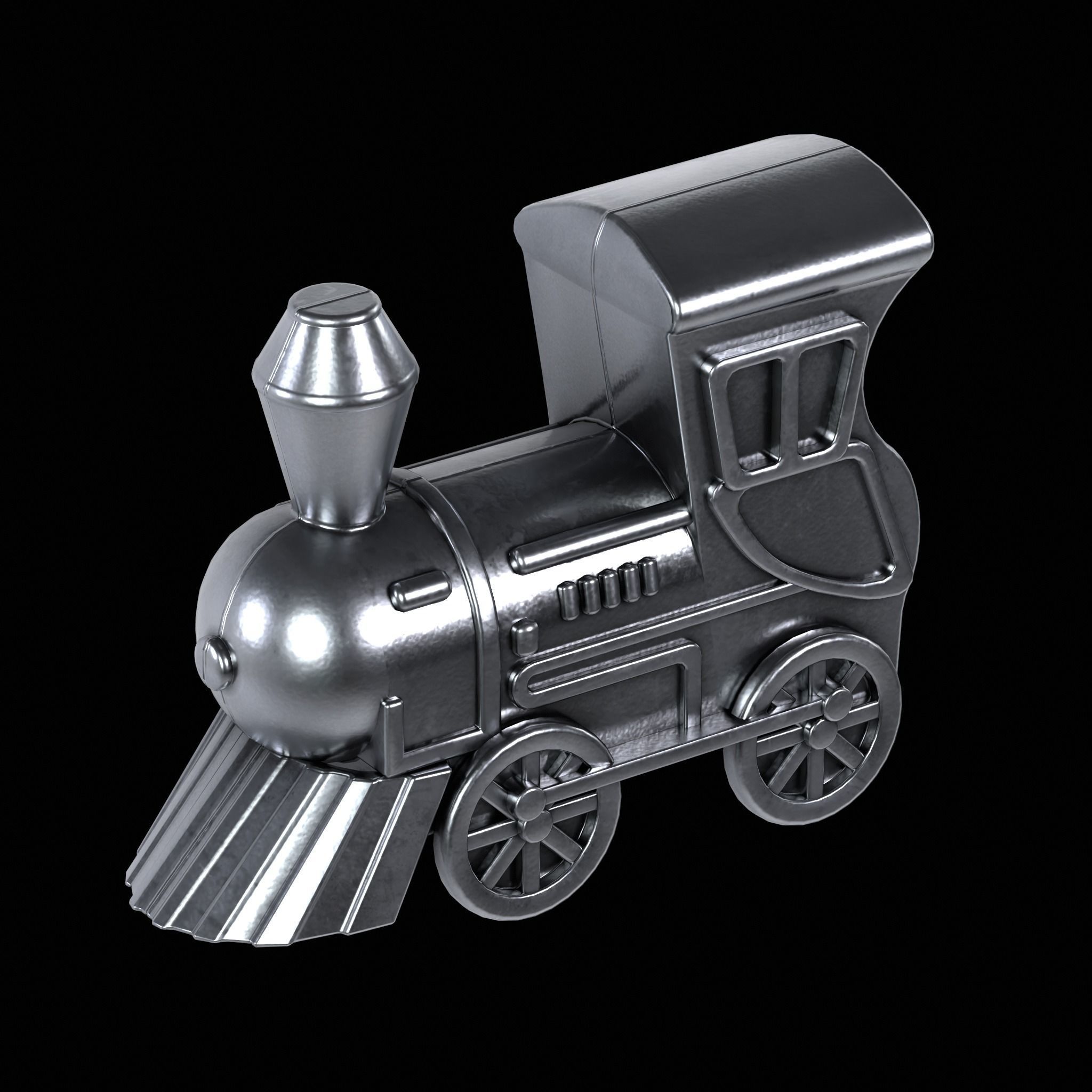 3D model Monopoly Train VR / AR / low-poly | CGTrader