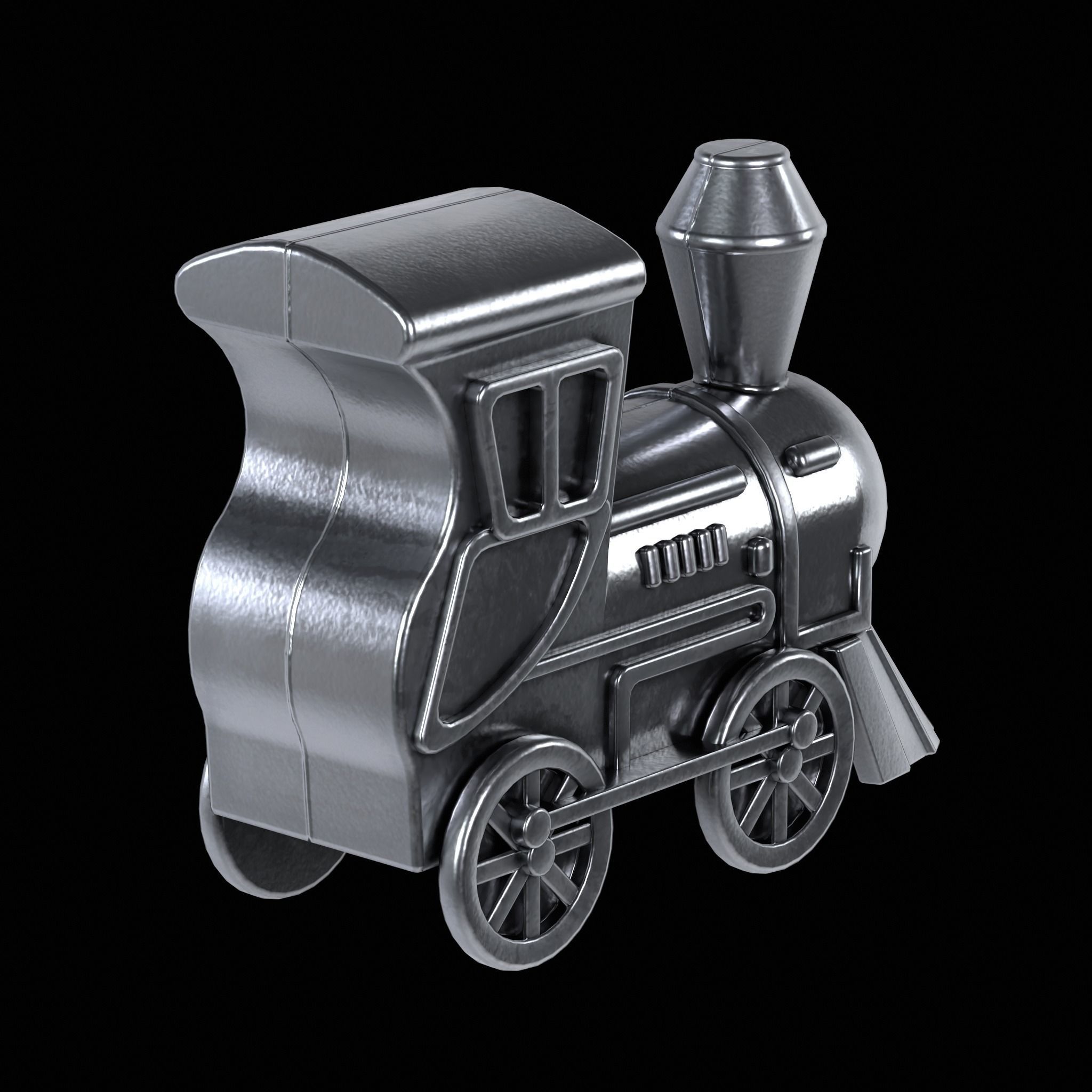 3D model Monopoly Train VR / AR / low-poly | CGTrader