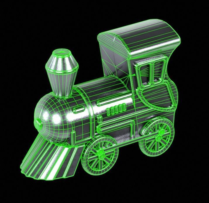 3D model Monopoly Train VR / AR / low-poly | CGTrader
