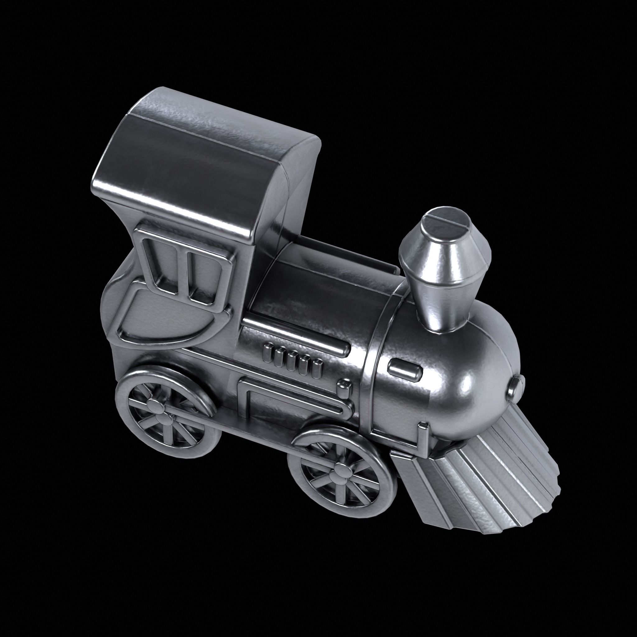 3D model Monopoly Train VR / AR / low-poly | CGTrader