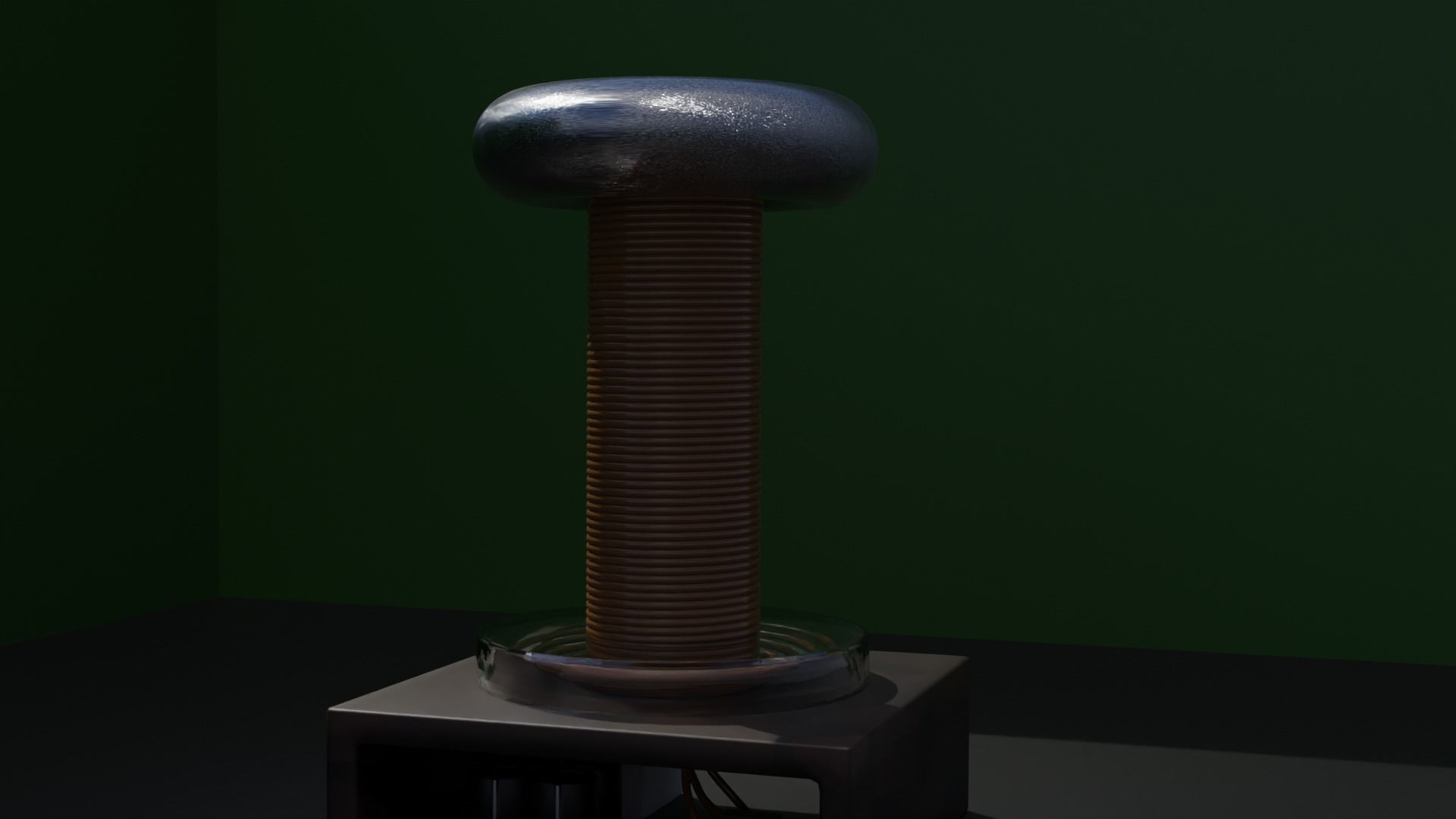 TESLA COIL free VR / AR / low-poly 3D model | CGTrader