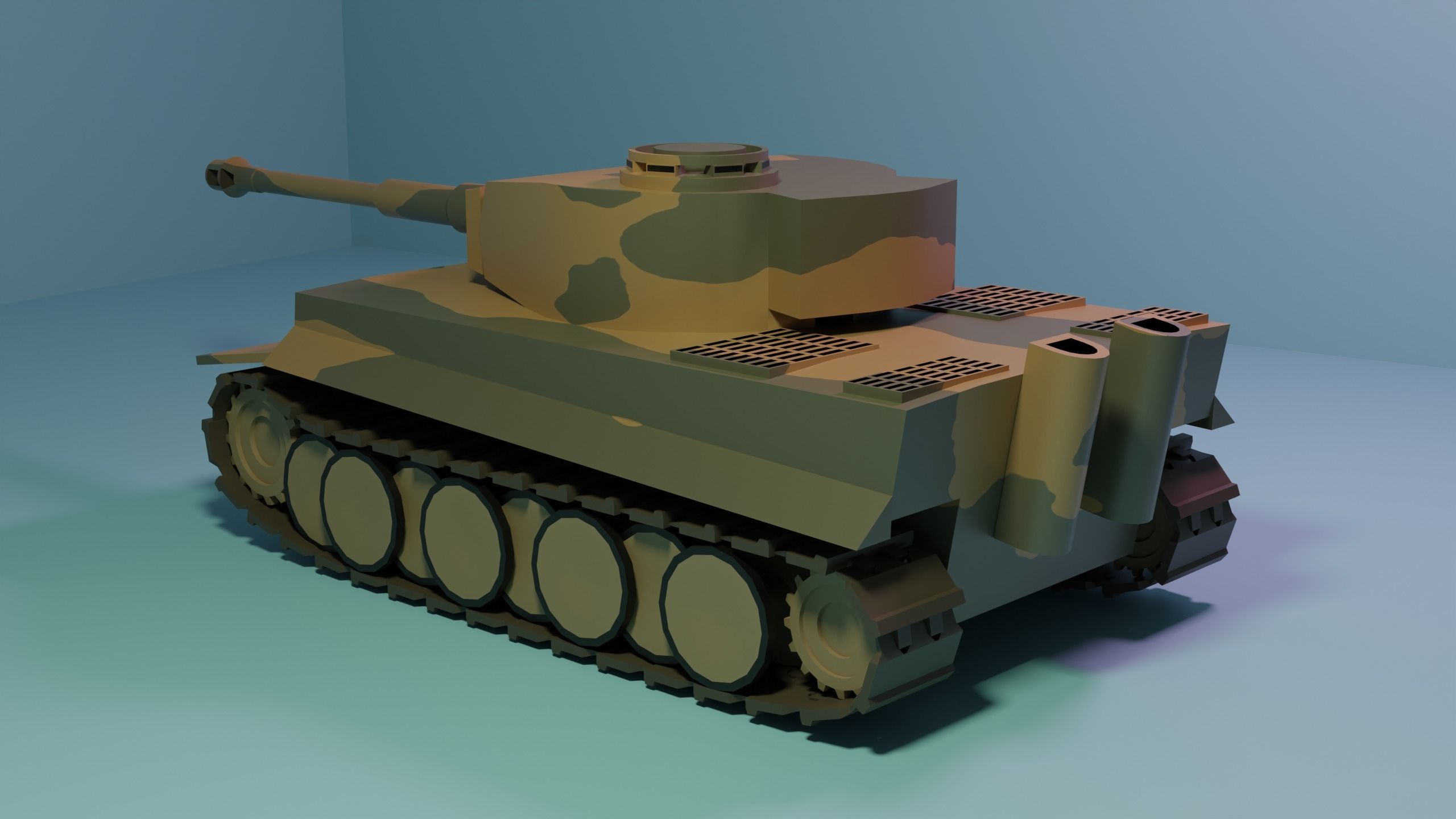 3D model WW2 Pz Kpfw VI Tiger VR / AR / low-poly | CGTrader