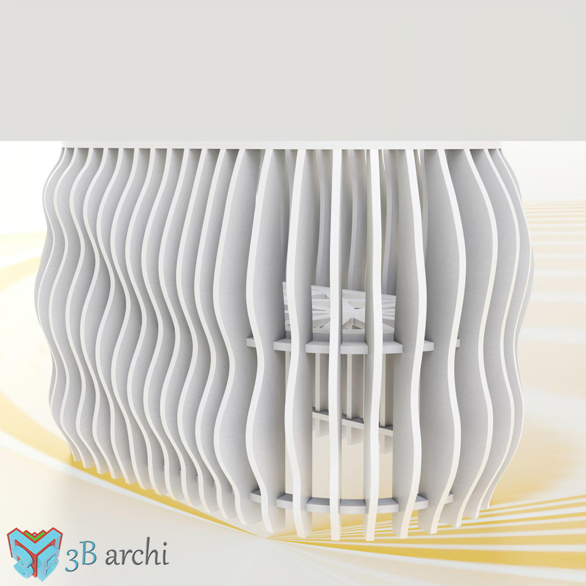 Parametric kids bed 3D model | CGTrader