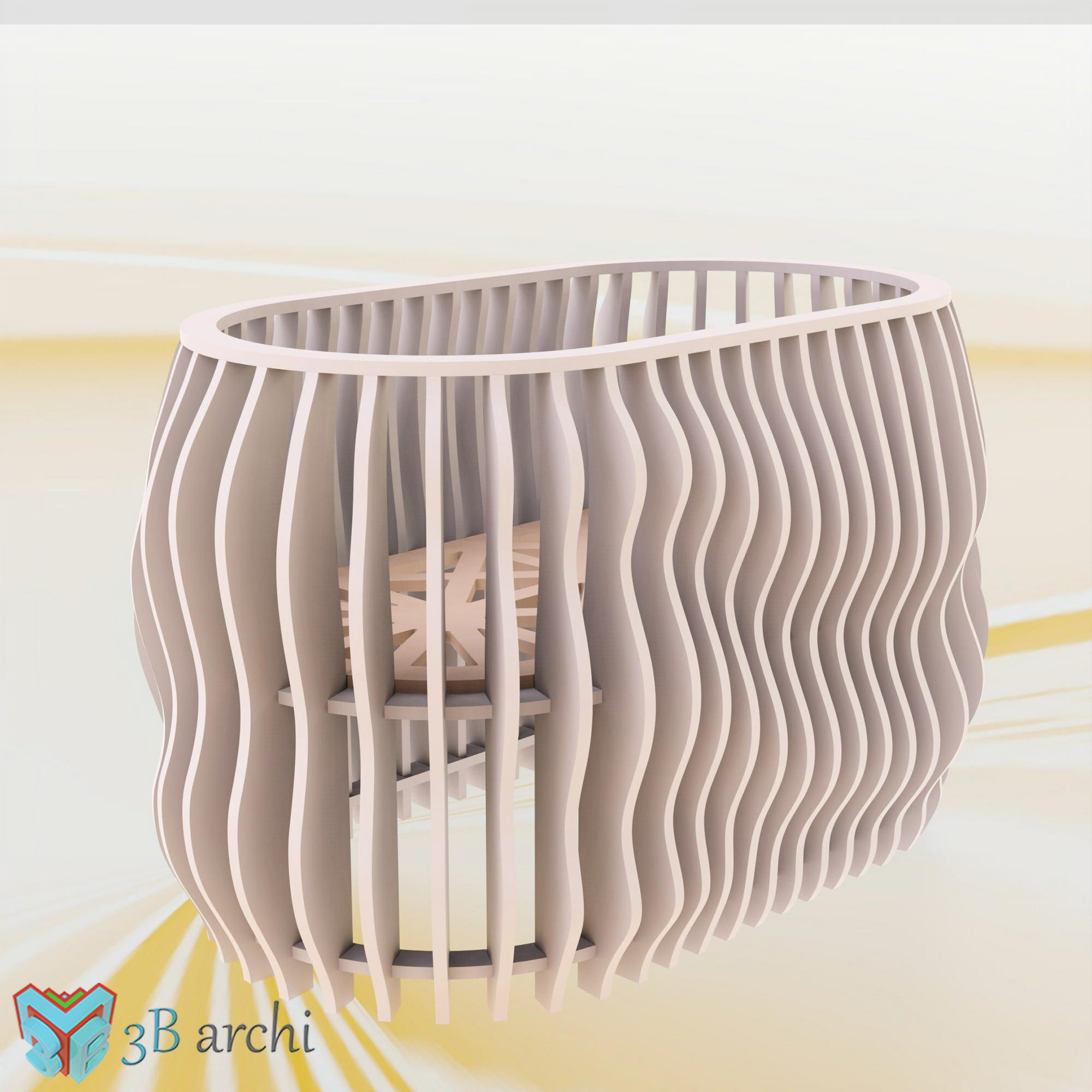 Parametric kids bed 3D model | CGTrader