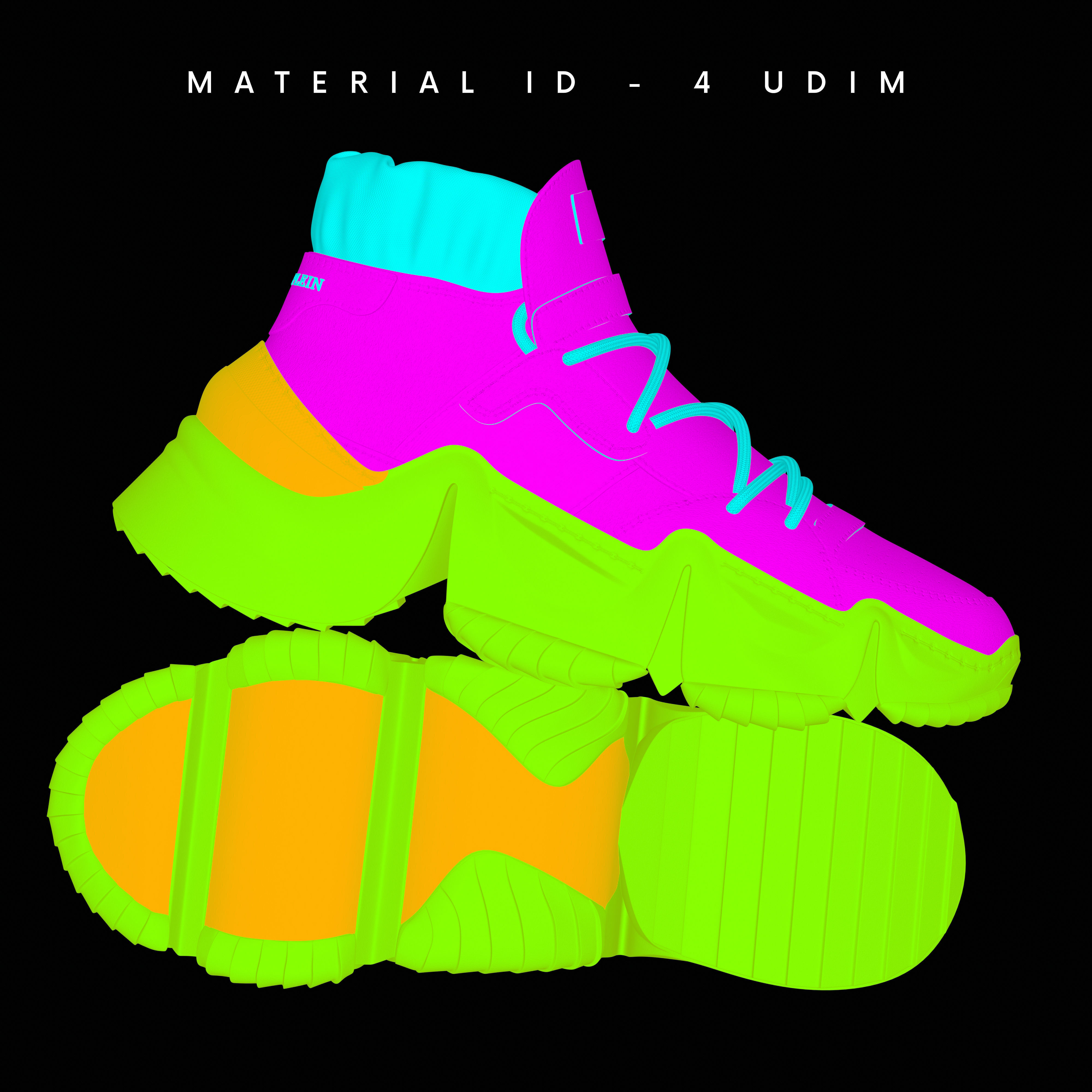 SNEAKER - REAL-TIME 3D MODEL - 4K PBR TEXTURE 3D model | CGTrader