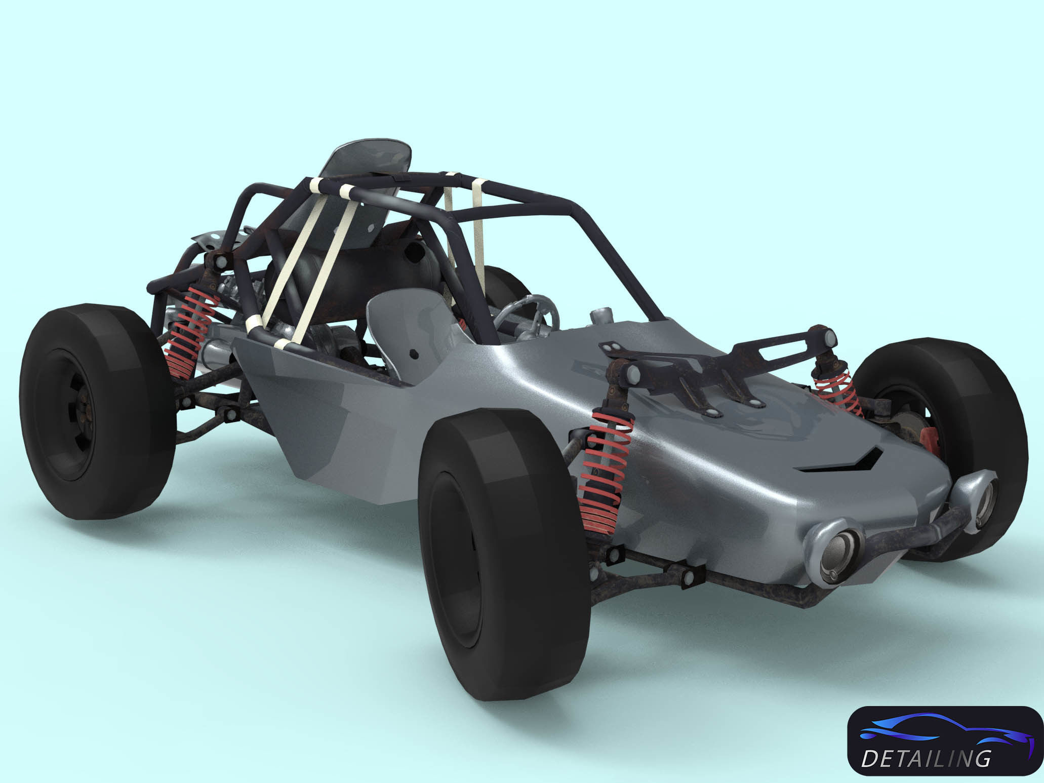 Buggy for 3d printing 3D model | CGTrader