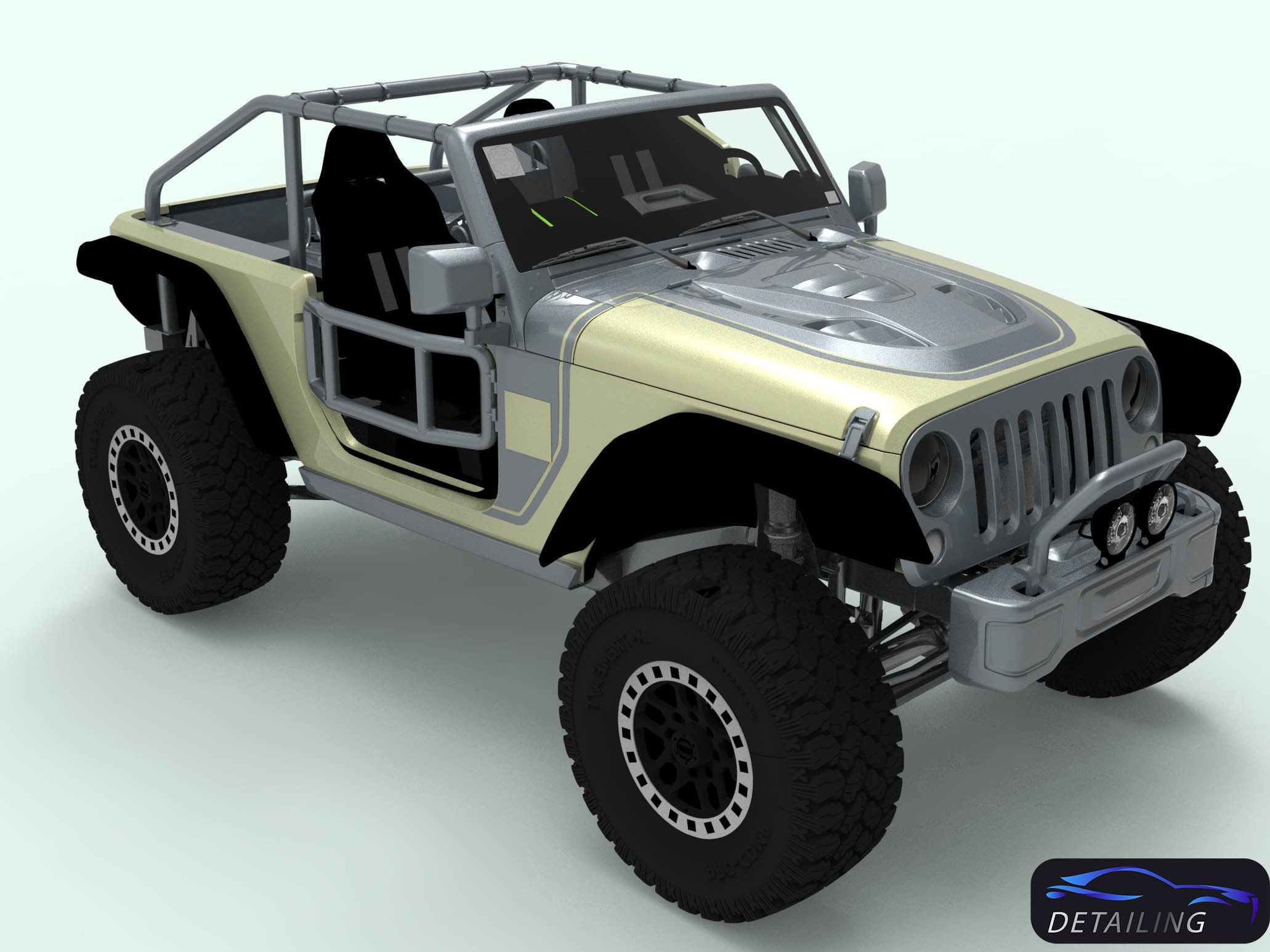 Jeep Wrangler for 3d printing 3D model | CGTrader