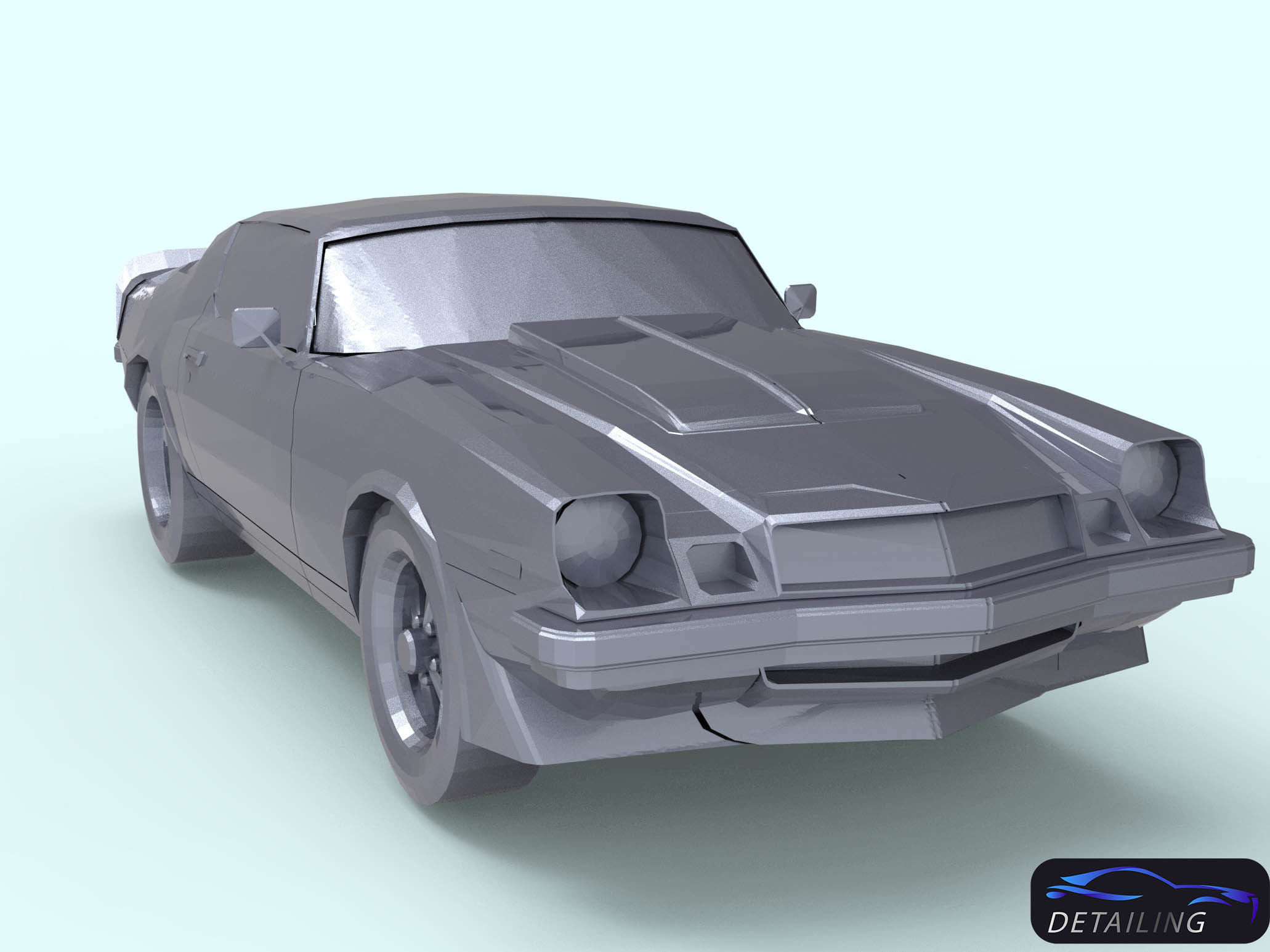 Chevrolet Camaro 1977 for 3d printing 3D model | CGTrader