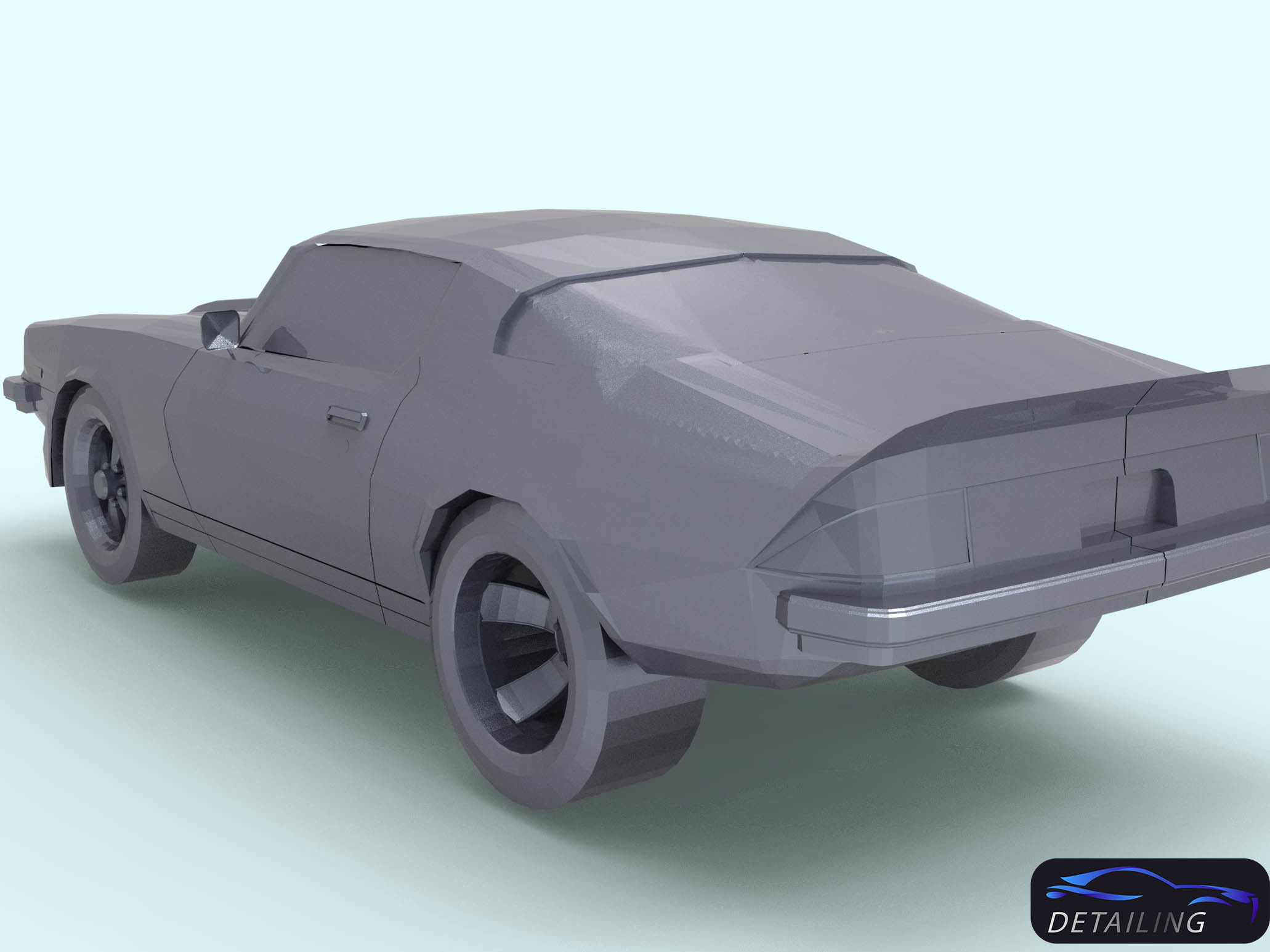 Chevrolet Camaro 1977 for 3d printing 3D model | CGTrader