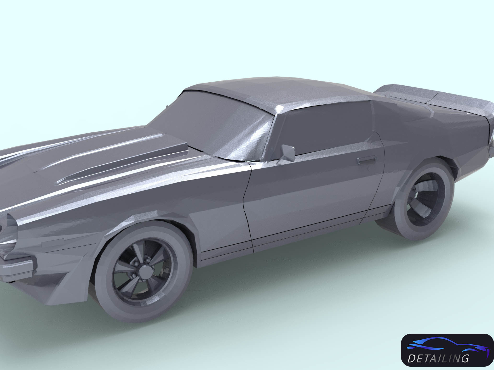 Chevrolet Camaro 1977 for 3d printing 3D model | CGTrader