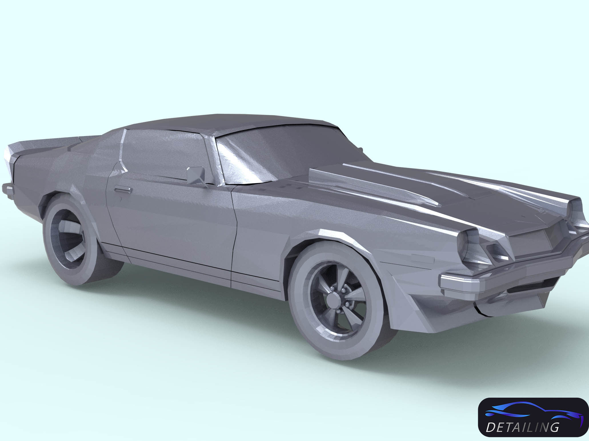 Chevrolet Camaro 1977 for 3d printing 3D model | CGTrader