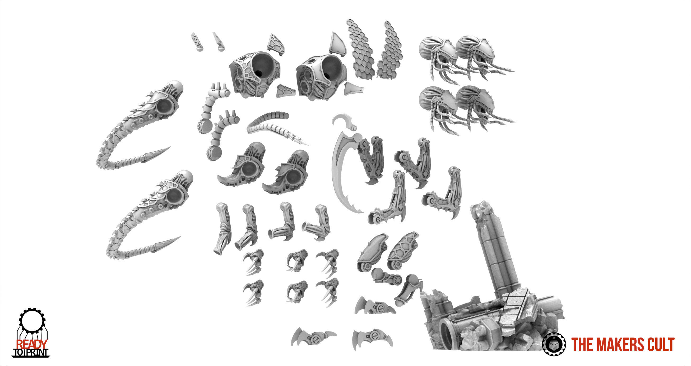 Iron Hive - Grim Leaper 3D model 3D printable | CGTrader