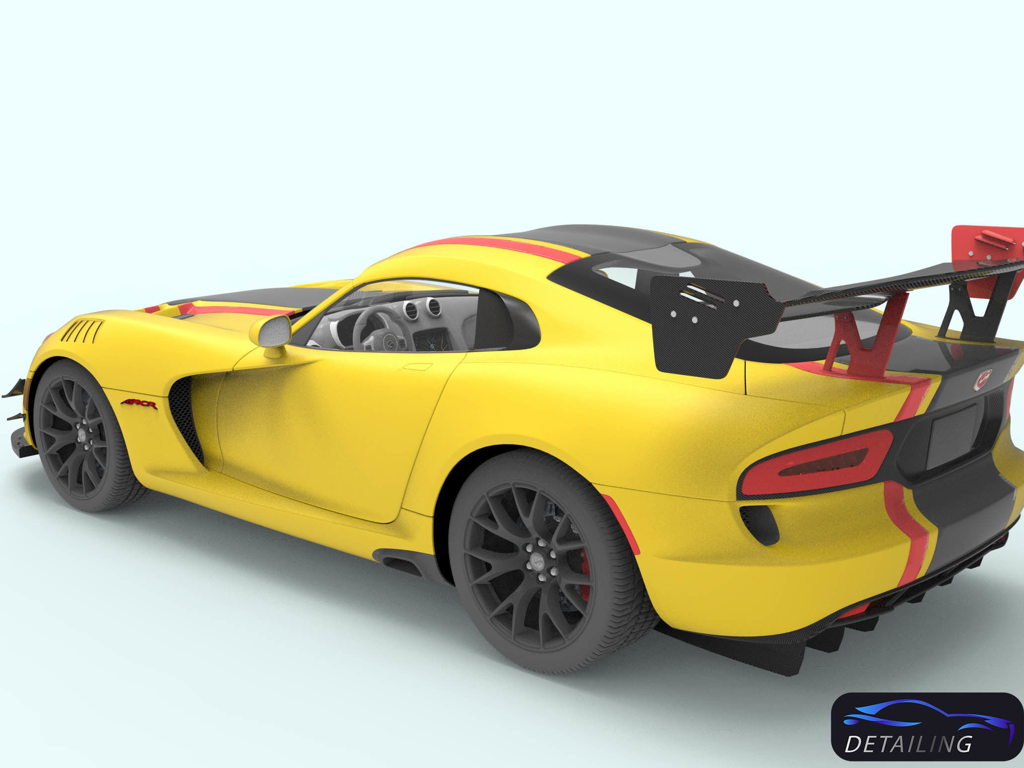 Dodge Viper ACR for 3d printing 3D model | CGTrader