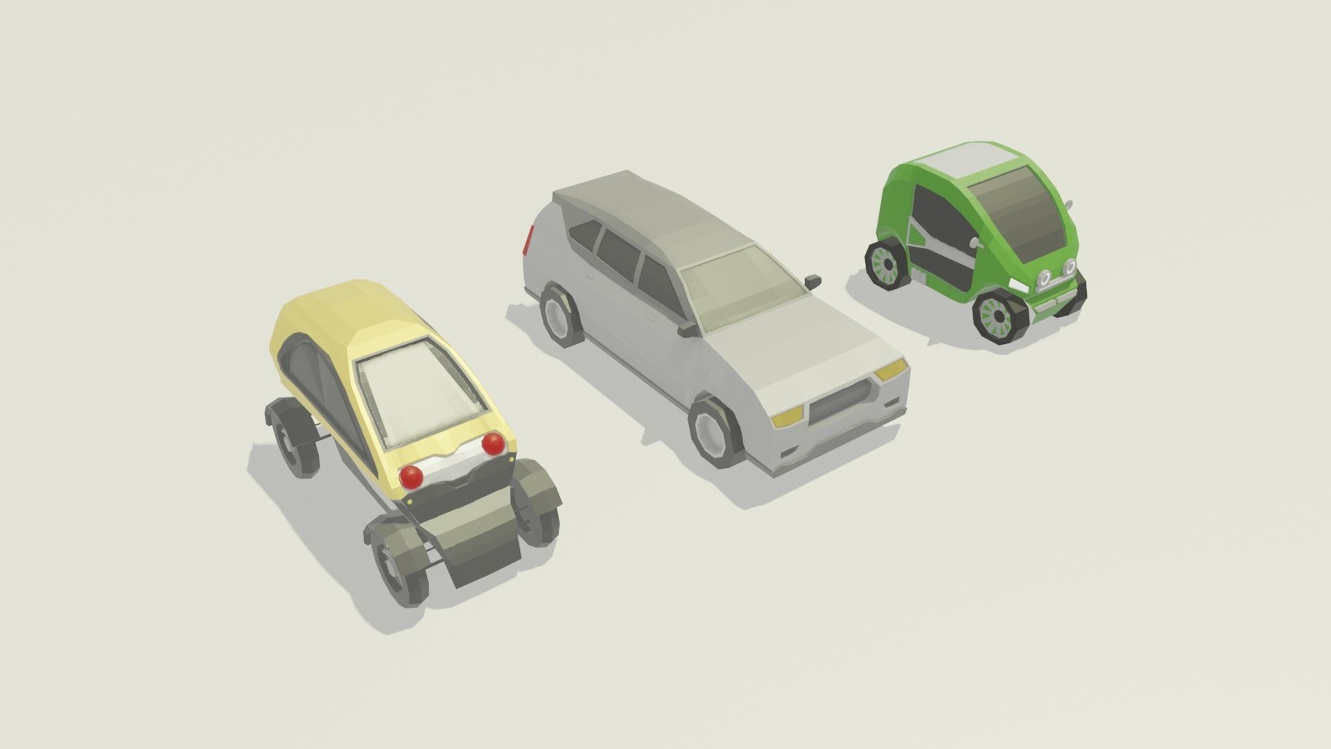 3D model Stylized Lowpoly Car Pack - 3D Model VR / AR / low-poly | CGTrader
