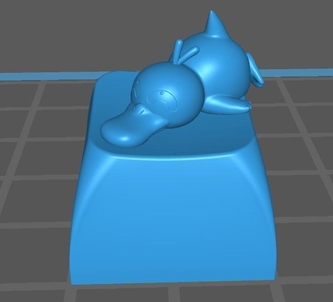 pokemon Psyduck keycaps 3D model 3D printable | CGTrader