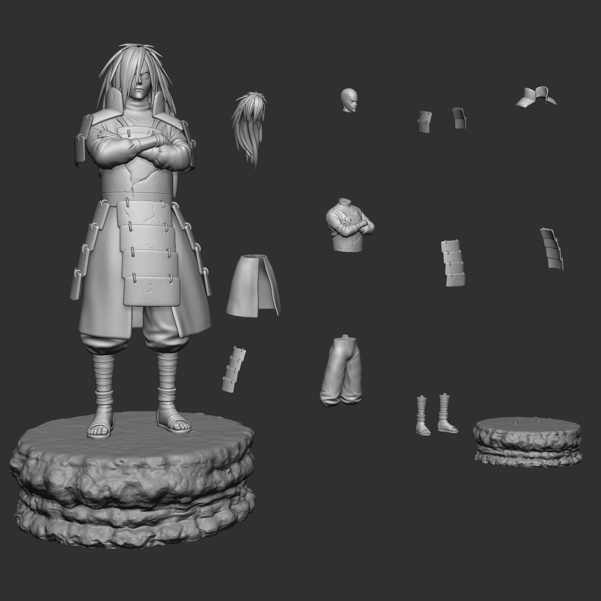 Madara Uchiha - Naruto Shippuden 3D model 3D printable | CGTrader