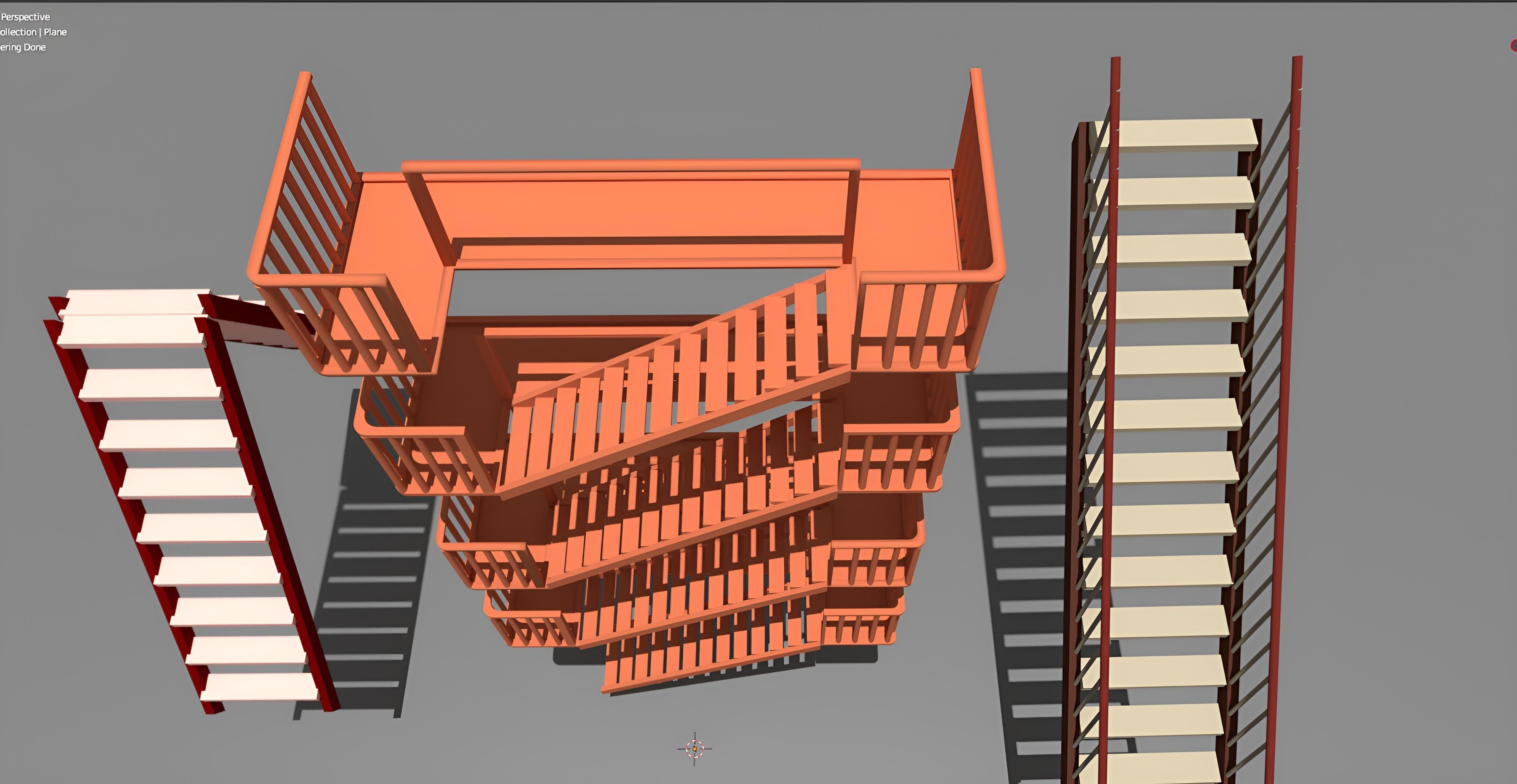 3D model Stairs and ladder VR / AR / low-poly | CGTrader