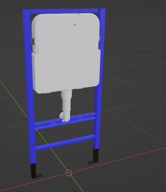 Full frame tanki with valce and cap canceled water tank 3D model | CGTrader