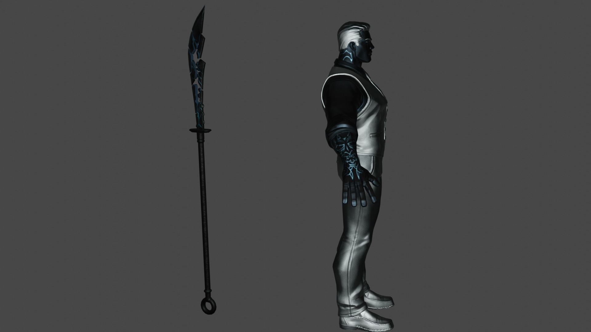 Mister Negative 3D model 3D model rigged | CGTrader